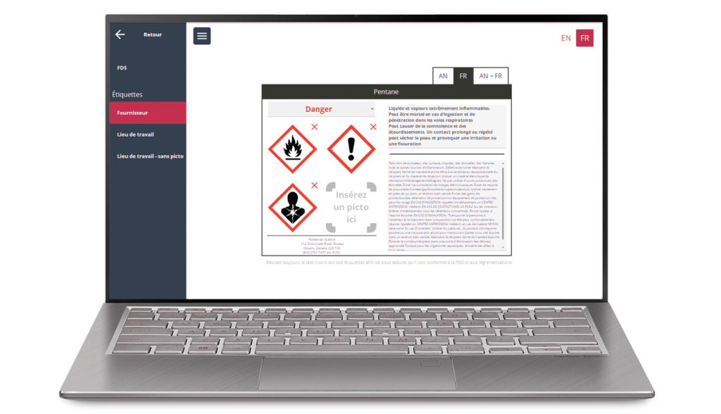 Logiciel de gestion SIMDUT (SGH) | Tilapia Technologies
